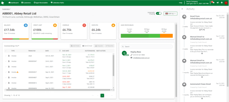 Automated Credit Control Software | Credit Hound Cloud